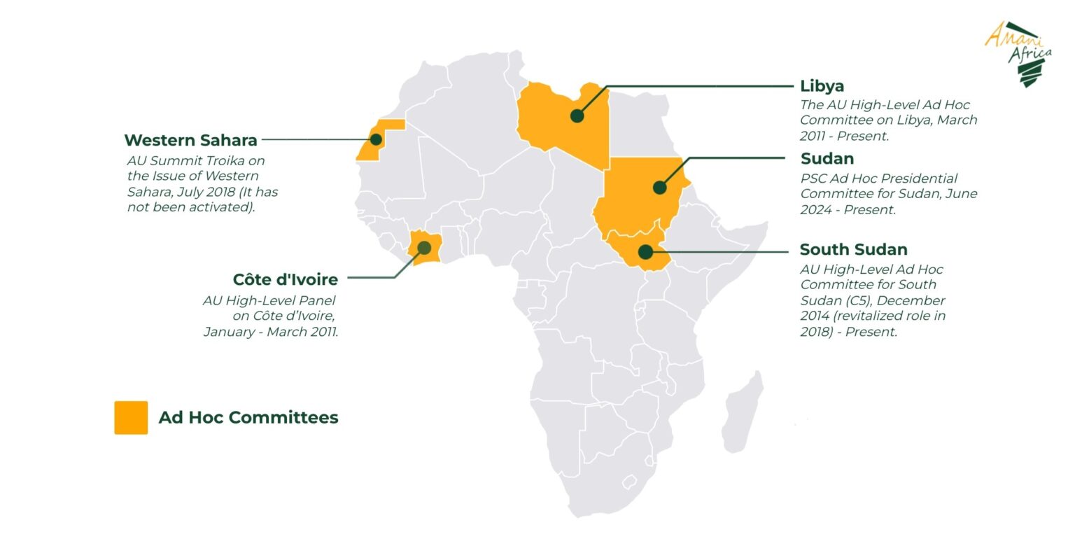 Assessment of the role of ad hoc governance, peace and security ...